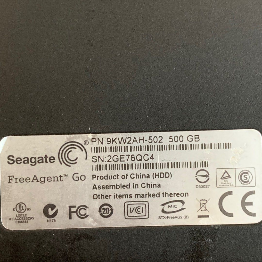 Seagate 500GB External Hard Drive on Carousell