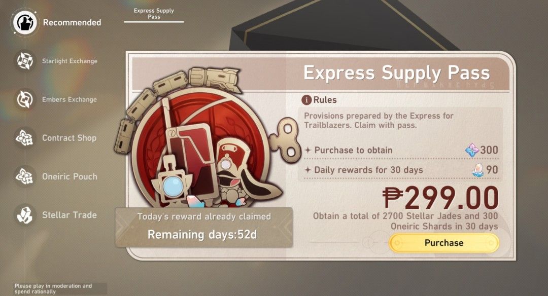 Honkai Star Rail Seele + E2 Himeko + Yanqing + E6 Natasha + W5 Pela ...