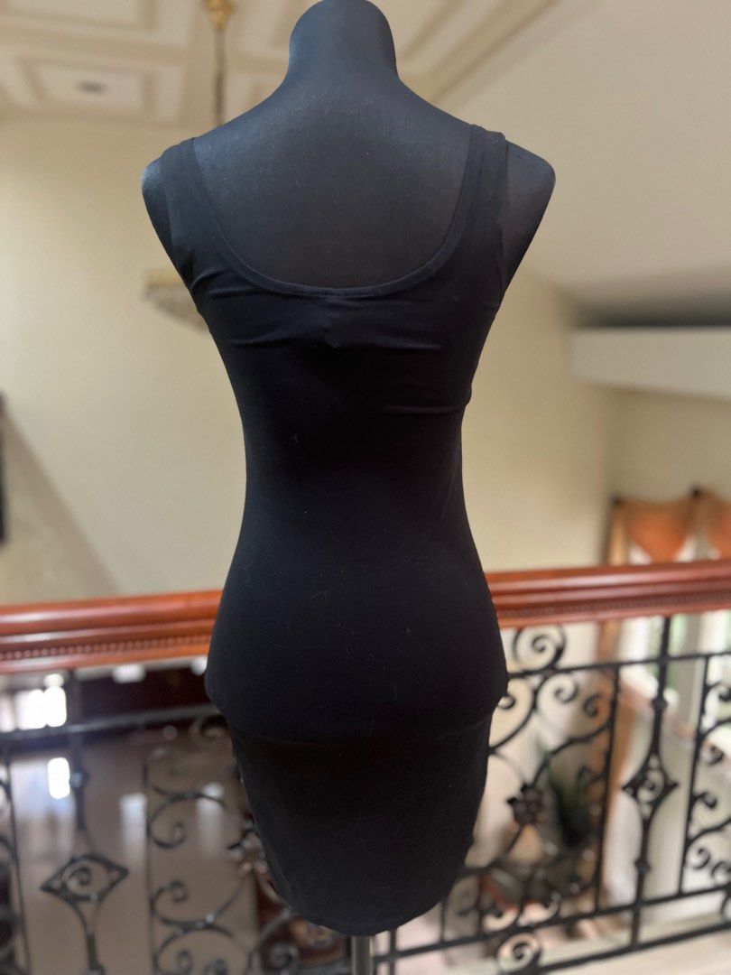 Sexy Sando type of black body fit dress, Women's Fashion, Dresses ...