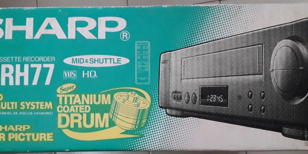 BRAND NEW SHARP 6-HEAD HI-FI MULTI SYSTEM VHS/VCR/VIDEO CASSETTE PLAYER ...