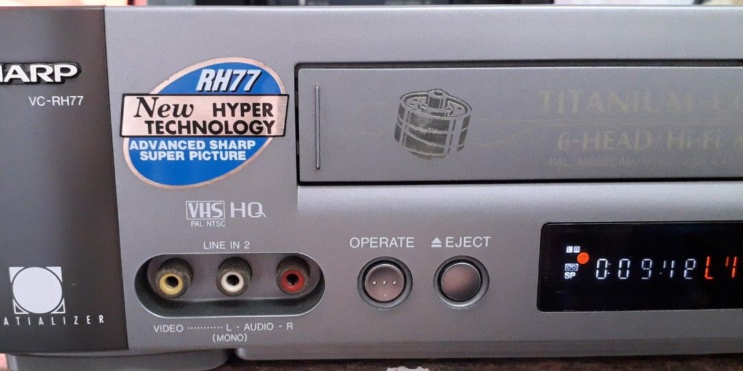 BRAND NEW SHARP 6-HEAD HI-FI MULTI SYSTEM VHS/VCR/VIDEO CASSETTE PLAYER ...