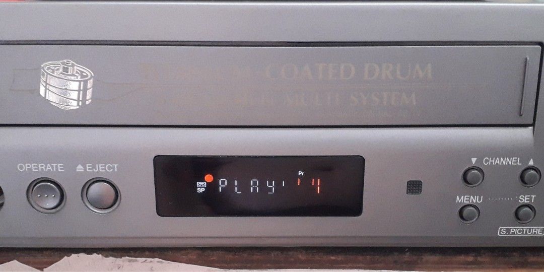 BRAND NEW SHARP 6-HEAD HI-FI MULTI SYSTEM VHS/VCR/VIDEO CASSETTE PLAYER ...