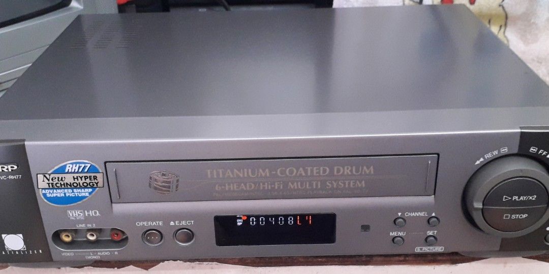 BRAND NEW SHARP 6-HEAD HI-FI MULTI SYSTEM VHS/VCR/VIDEO CASSETTE PLAYER ...