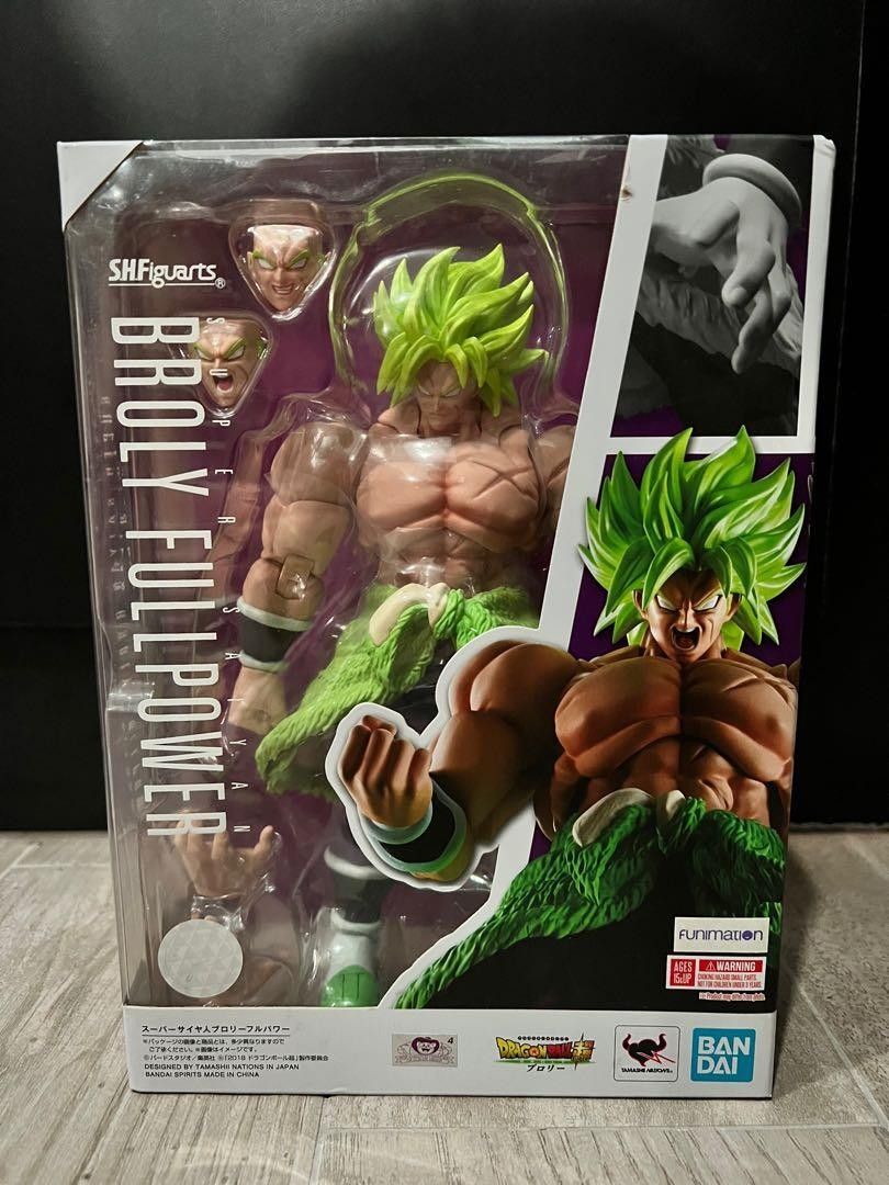 S.H.Figuarts SHF Tamashii Super Saiyan Broly Full Power Dragonball DBZ ...
