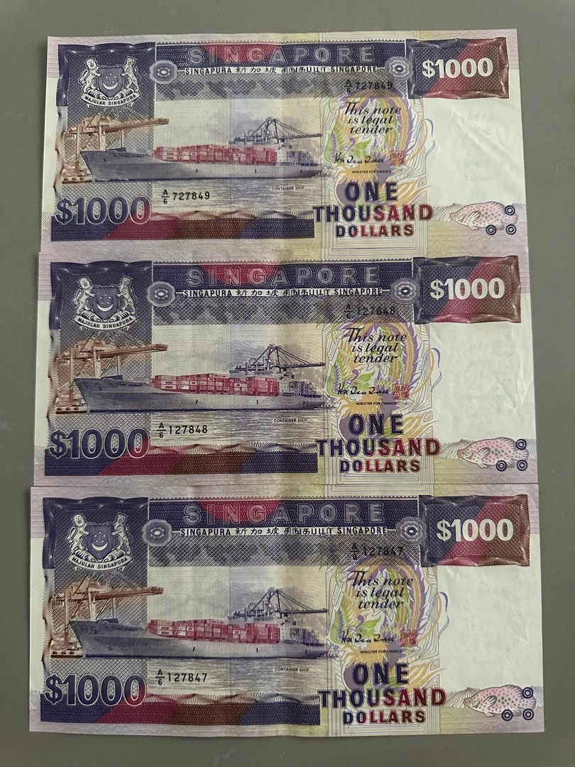 Ship series $1000, Hobbies & Toys, Memorabilia & Collectibles, Currency ...