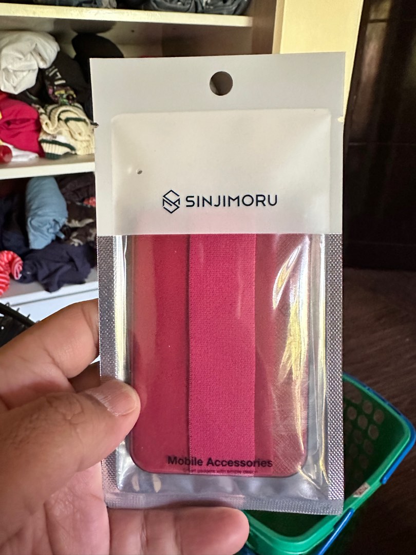 Sinjimoru Magsafe Wallet for iPhone (Red) on Carousell