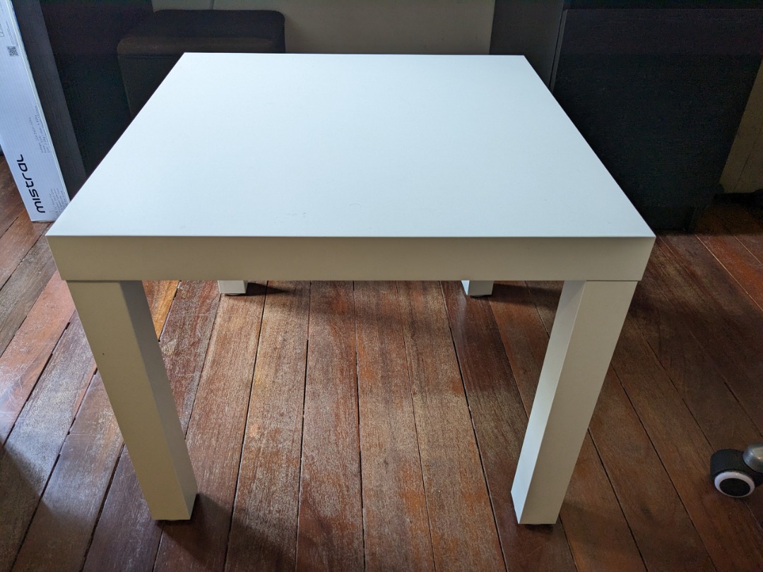 Small white coffee table, Furniture & Home Living, Furniture, Tables ...