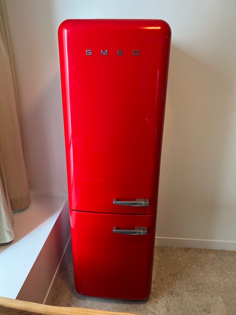 Smeg Red 461L Fridge, TV & Home Appliances, Kitchen Appliances ...