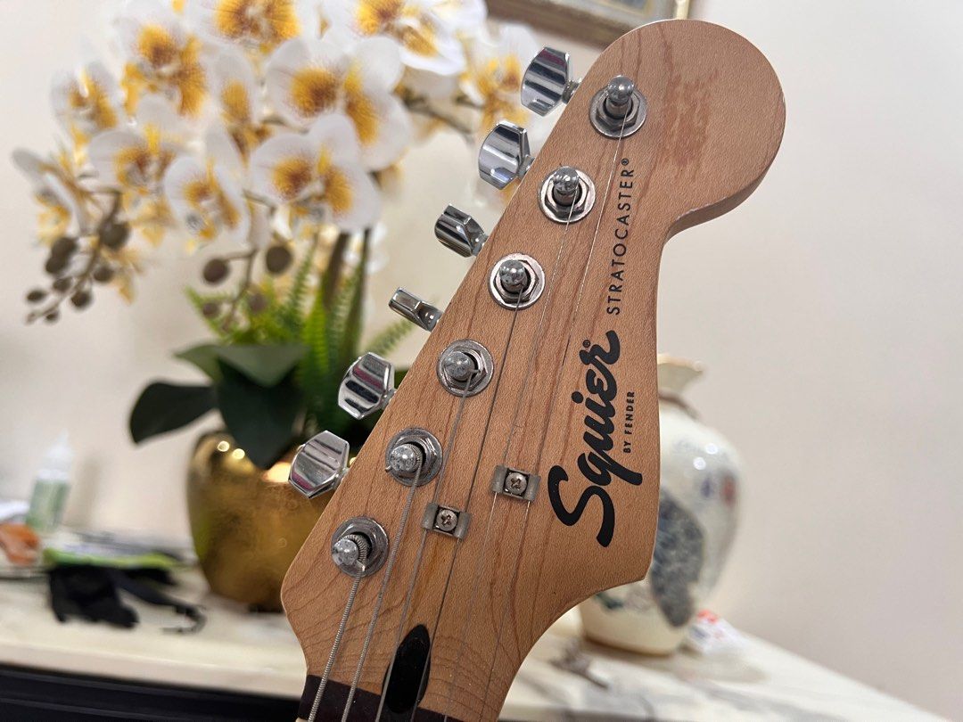 Squire Stratocaster Bullet Electric Guitar, Hobbies & Toys, Music ...