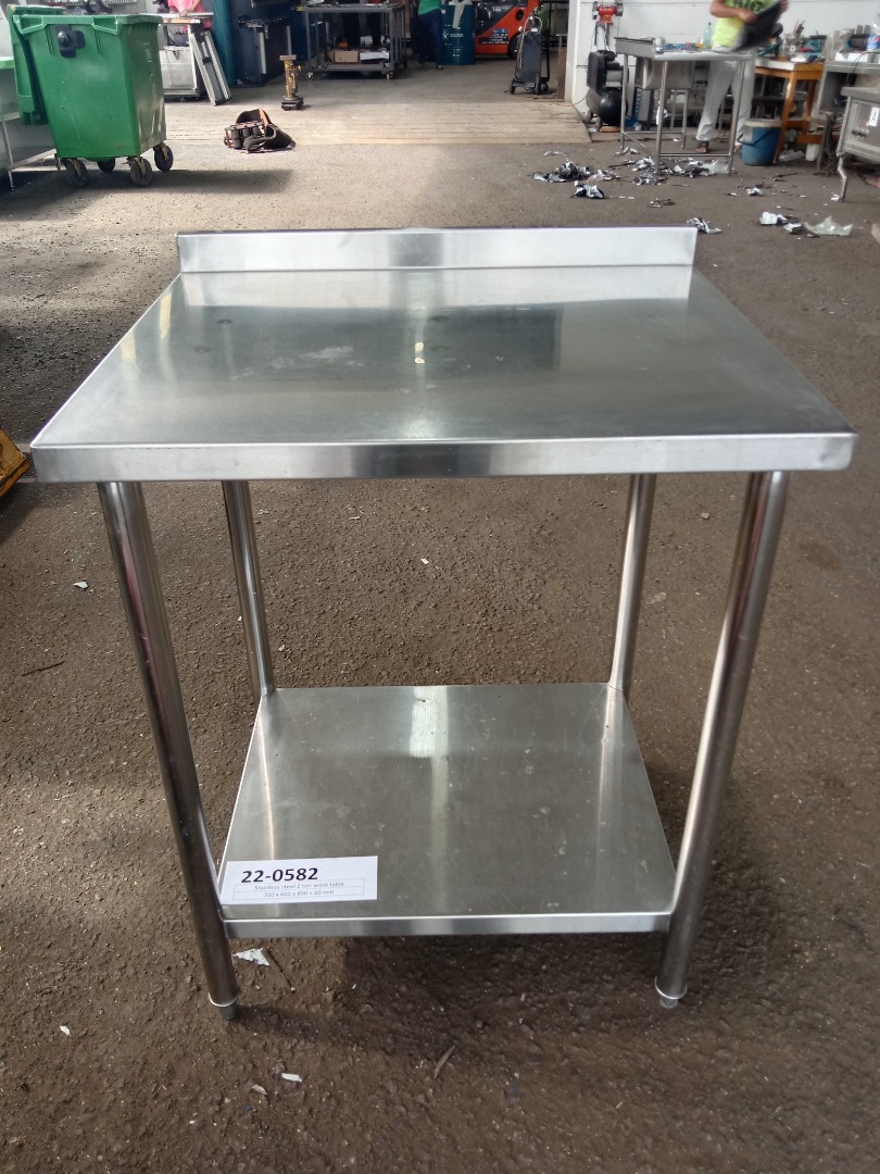 Stainless Steel 2 Tier Work Table, TV & Home Appliances, Kitchen ...