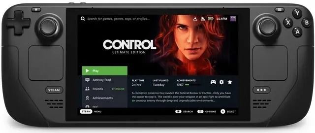 STEAM DECK HANDHELD GAMING COMPUTER 512GB SSD + 16GB RAM, 7" inch, 60Hz ...