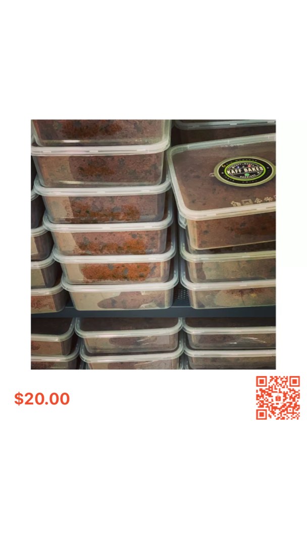 steam fruit cake / kek kukus 6x6 inch moist (780grams) bulk ordere for ...