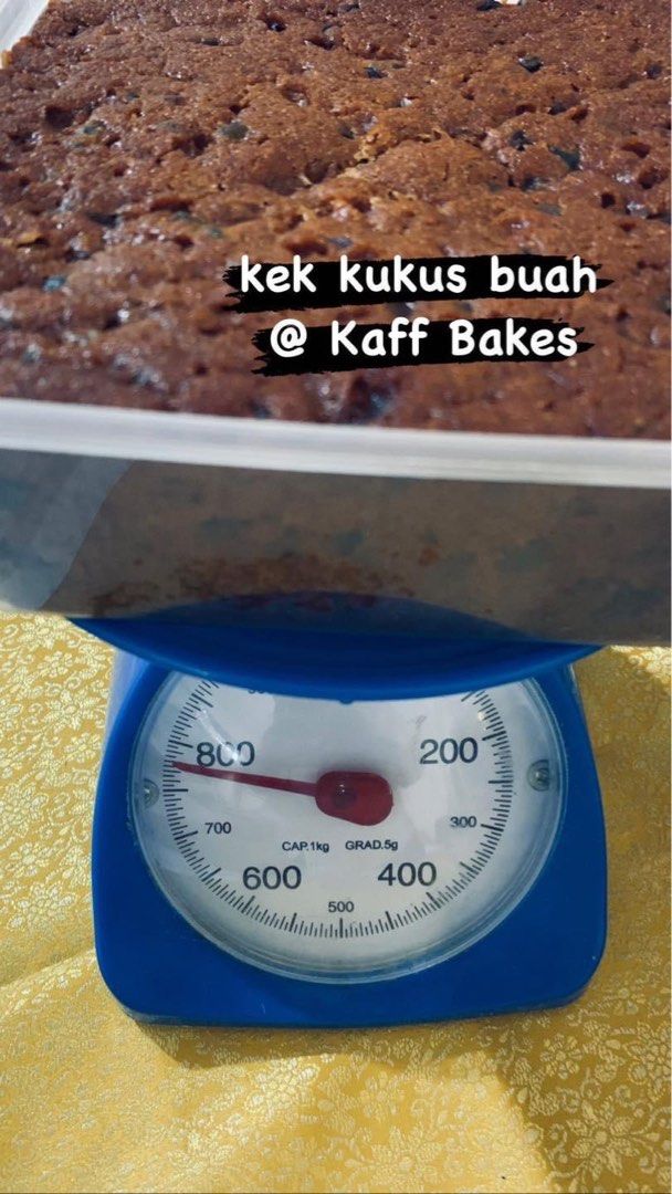 steam fruit cake / kek kukus 6x6 inch moist (780grams) bulk ordere for ...