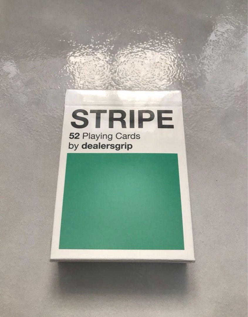 Stripe playing cards, Hobbies & Toys, Toys & Games on Carousell