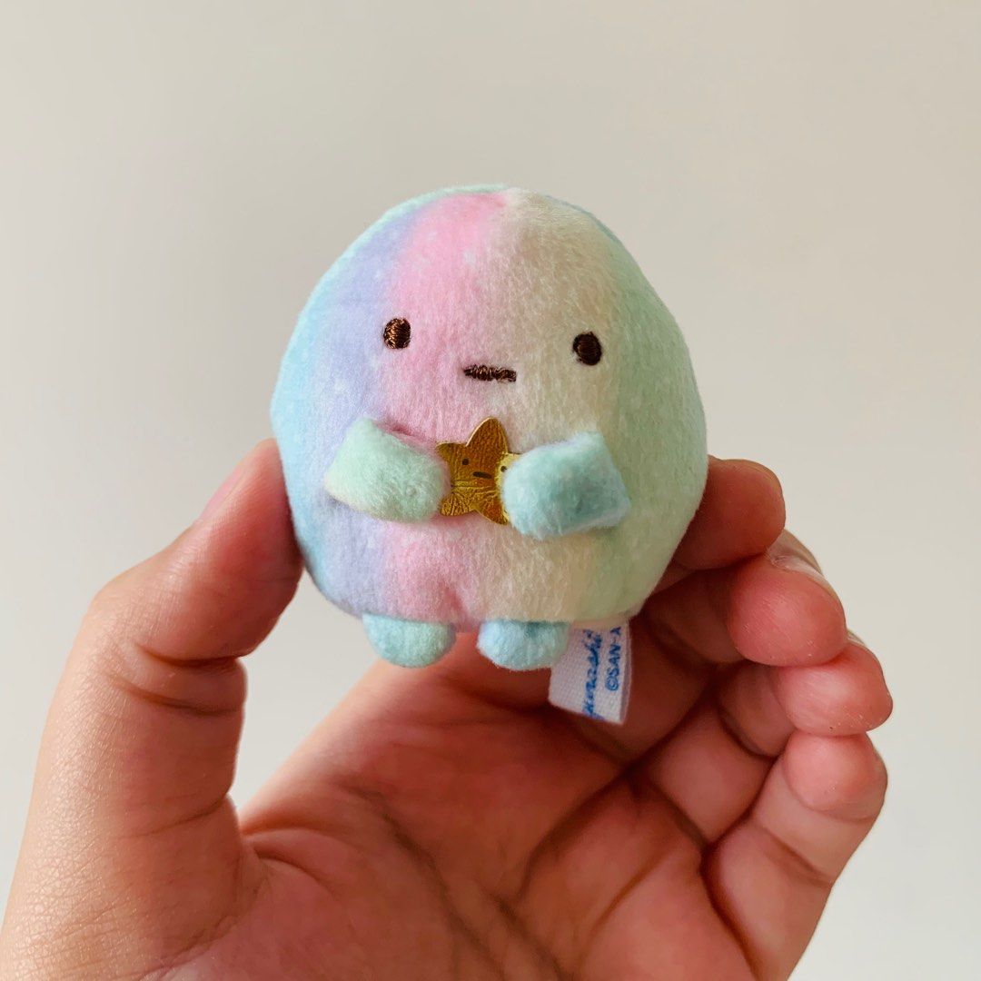 sumikko gurashi tapioca tenori plush: flower garden & rainbow star (bn ...