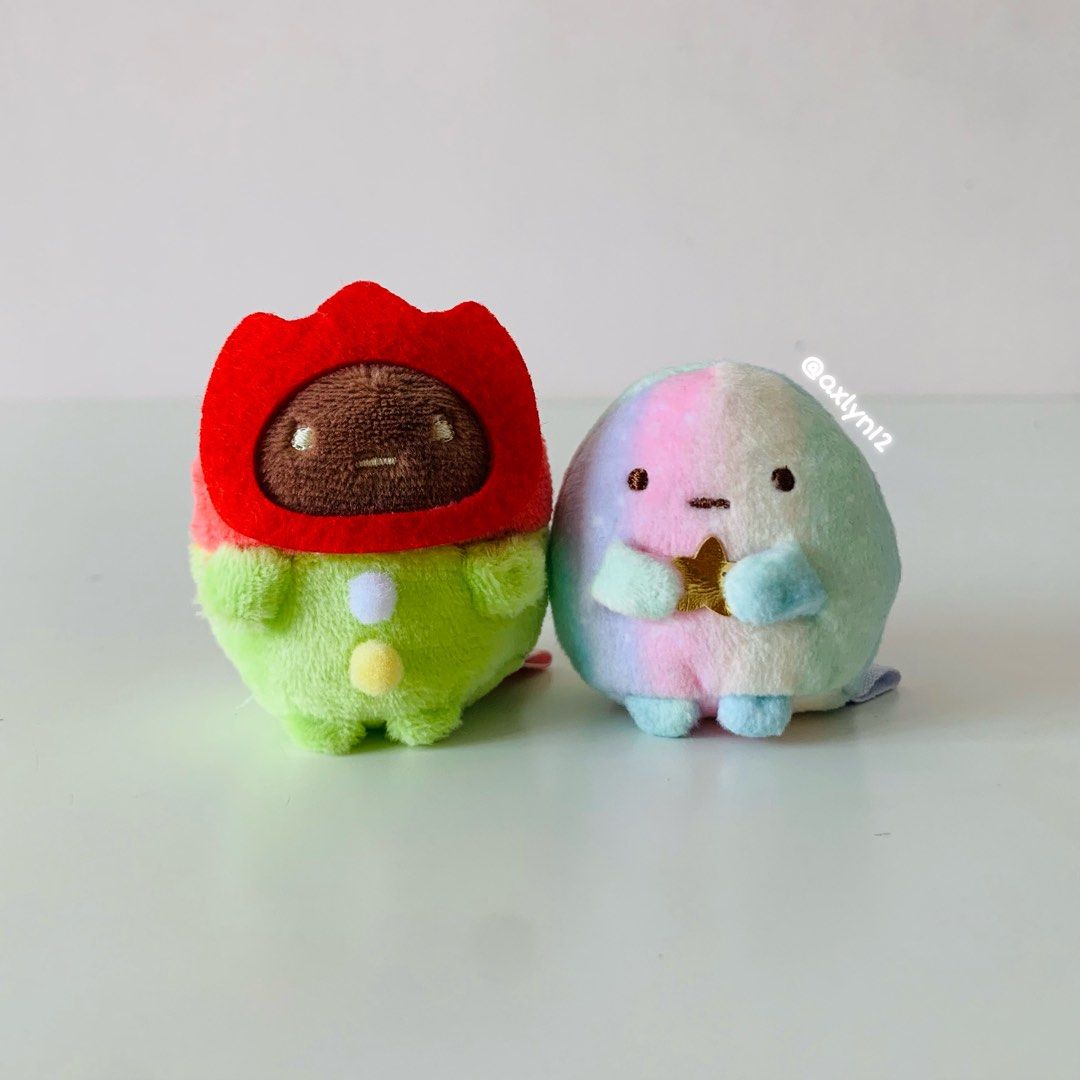 sumikko gurashi tapioca tenori plush: flower garden & rainbow star (bn ...
