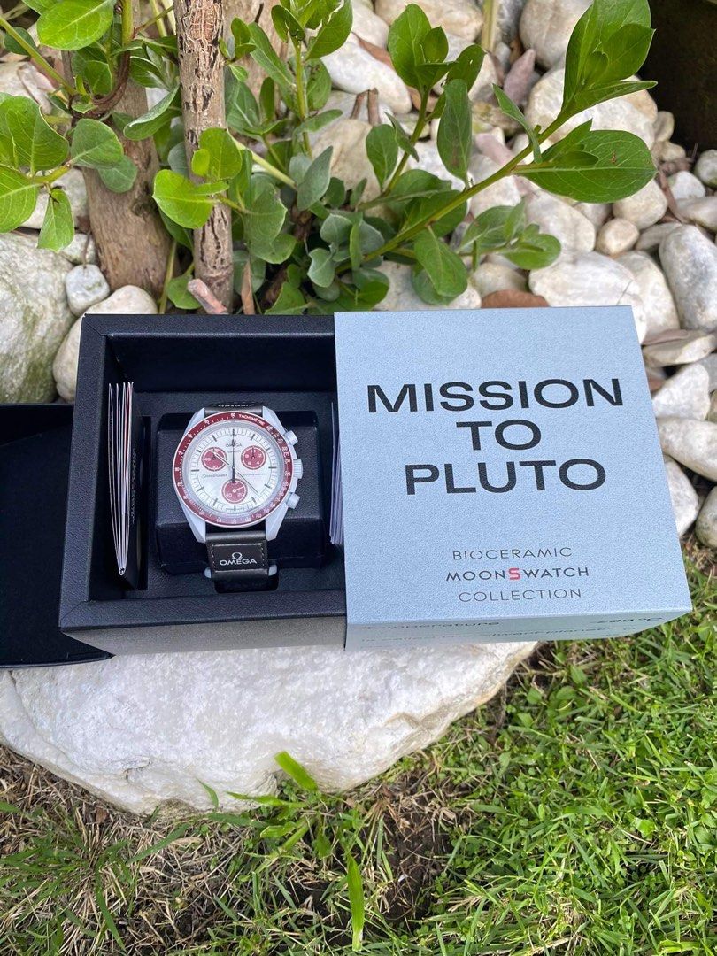 Swatch Omega Pluto, Men's Fashion, Watches & Accessories, Watches on ...