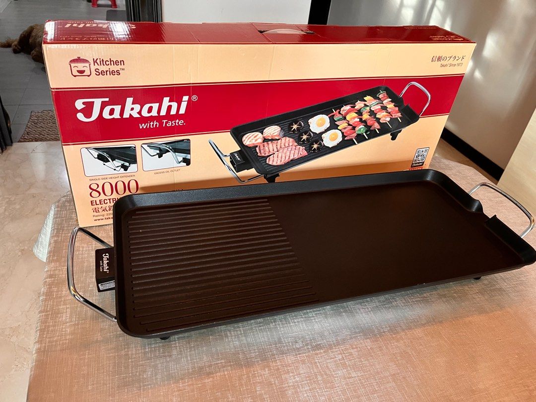 TAKAHI ELECTRIC TEPPANYAKI GRILL, Furniture & Home Living, Kitchenware ...