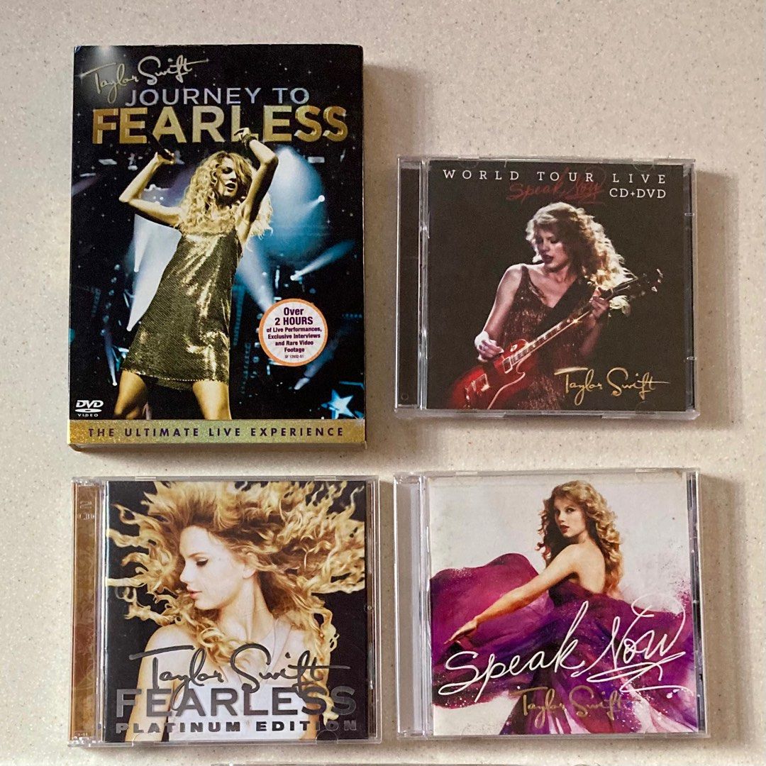 Taylor Swift CDs and DVDs, Hobbies & Toys, Music & Media, CDs & DVDs on ...