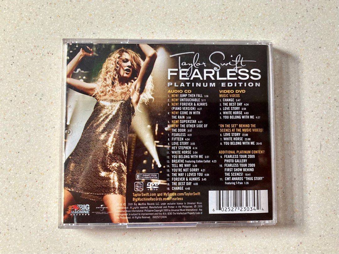 Taylor Swift CDs and DVDs, Hobbies & Toys, Music & Media, CDs & DVDs on ...