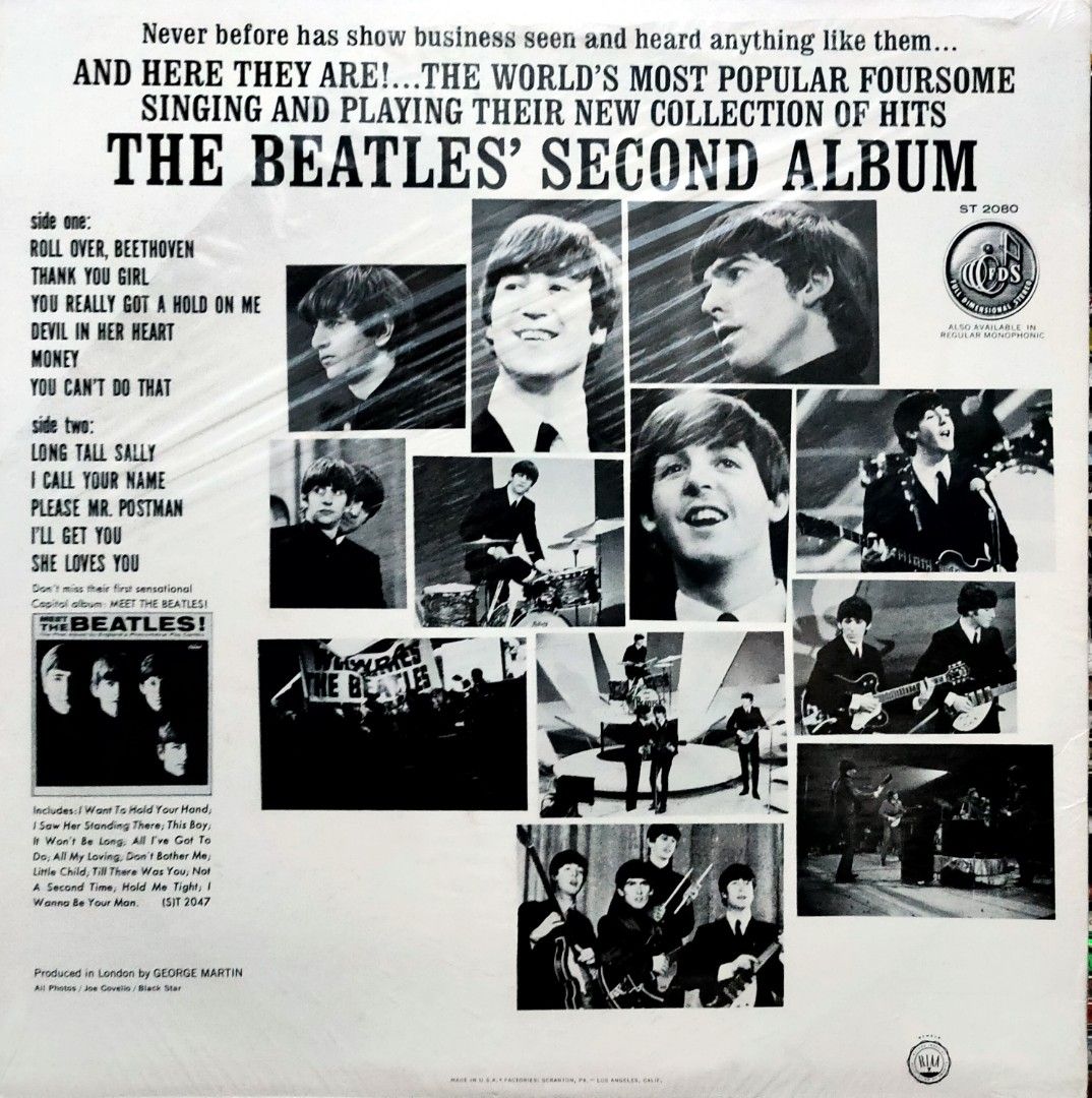 The Beatles Second Album LP Plaka Vinyl Record on Carousell
