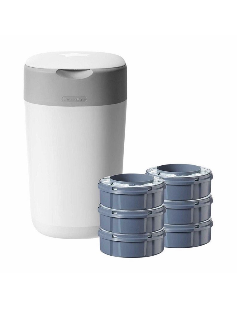 Tommee Tippee Sangenic Twist & Click Advanced Diaper Disposal Bin, Babies & Kids, Bathing ...