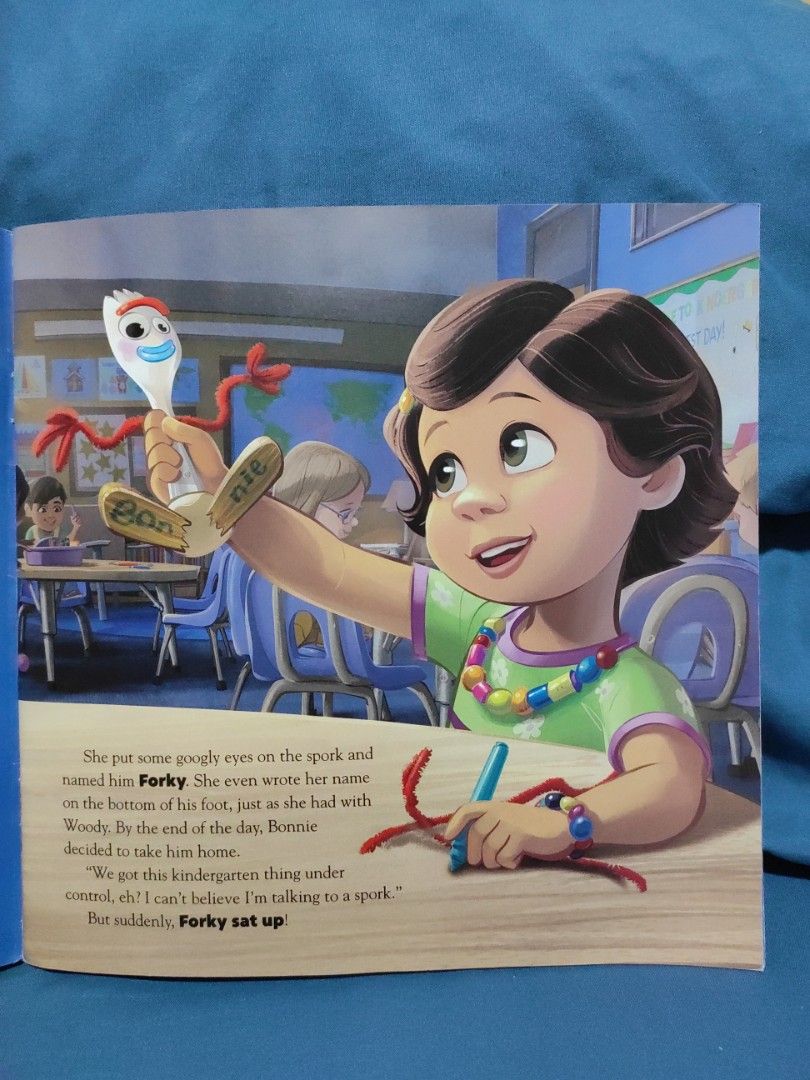 Toy Story 4 storybook with CD on Carousell