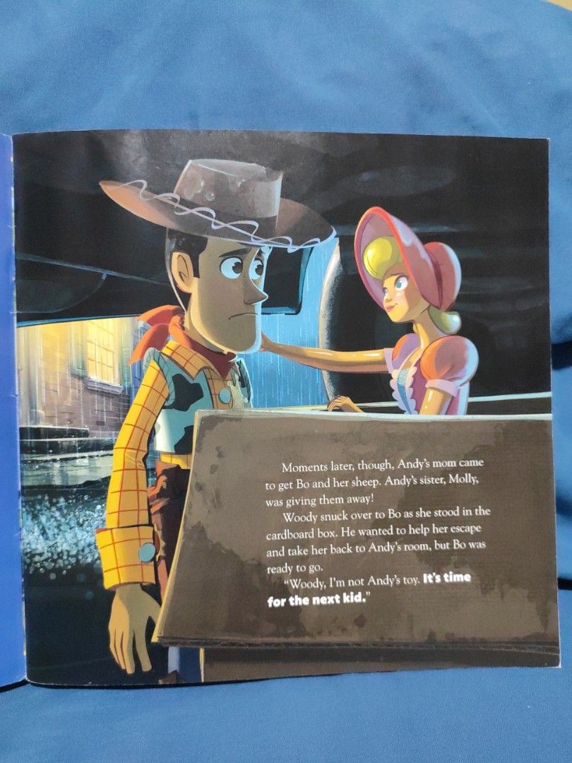 Toy Story 4 storybook with CD on Carousell