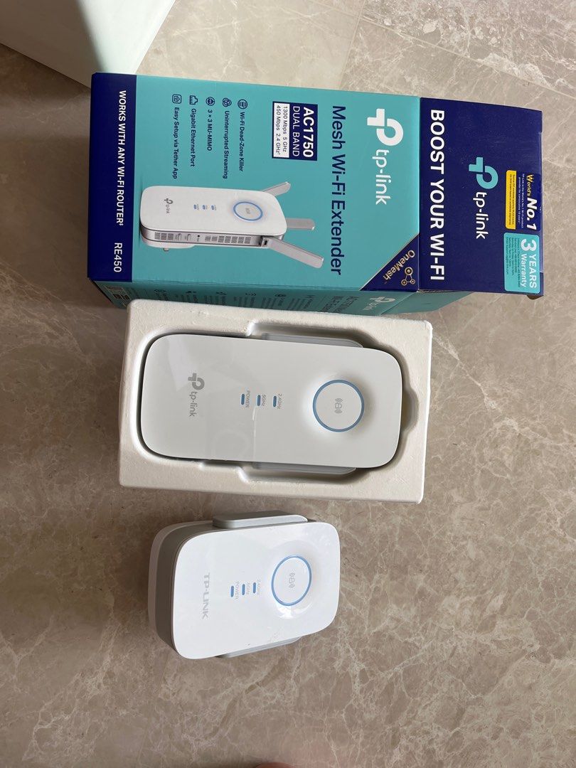 Tp link mesh Wifi extender ac1750 & ac1200, Computers & Tech, Parts ...