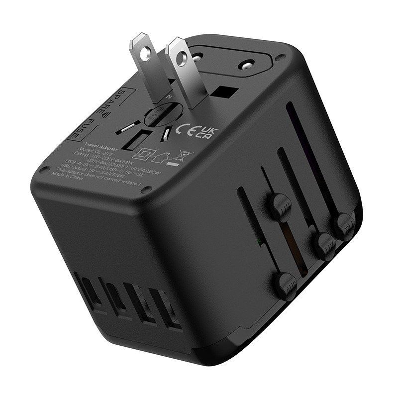 Multi-National Travel Adapter with USB ports, TV & Home Appliances ...