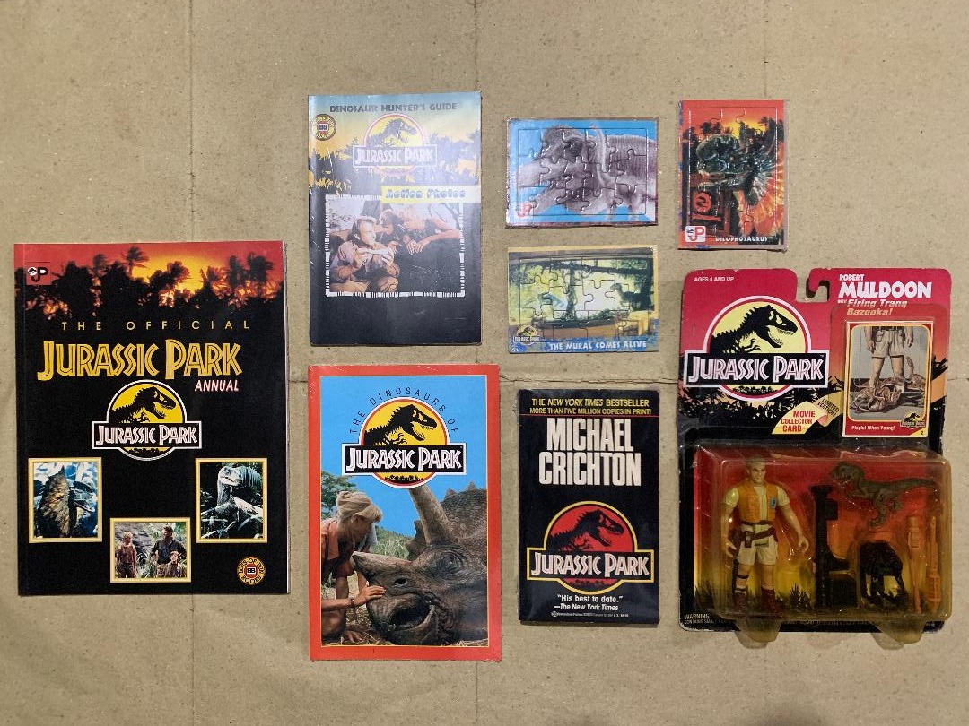 Ultimate JURASSIC PARK MOVIE Collectible Items Set, Hobbies & Toys ...