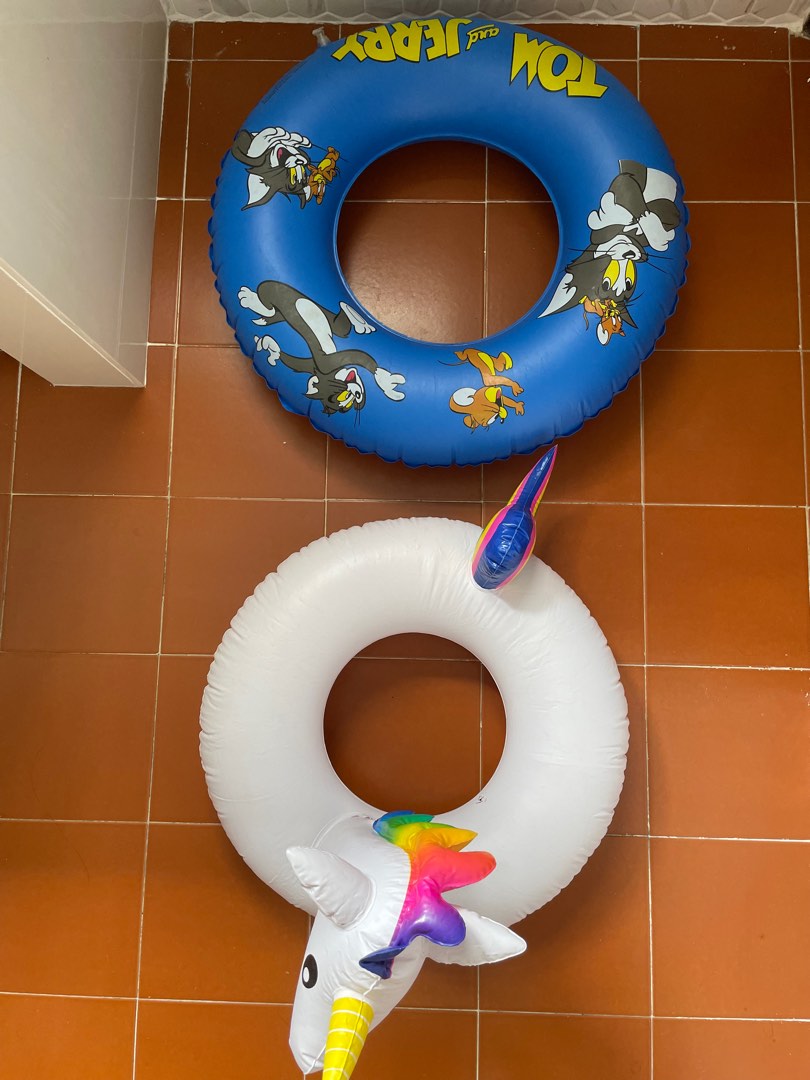 2in1 Unicorn float and Tom&Jerry float, Babies & Kids, Babies & Kids ...