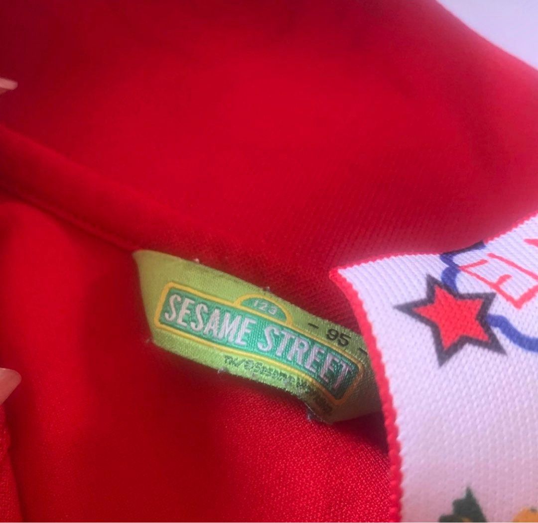 unisex sesame street elmo preppy y2k casual longsleeves top, Women's ...