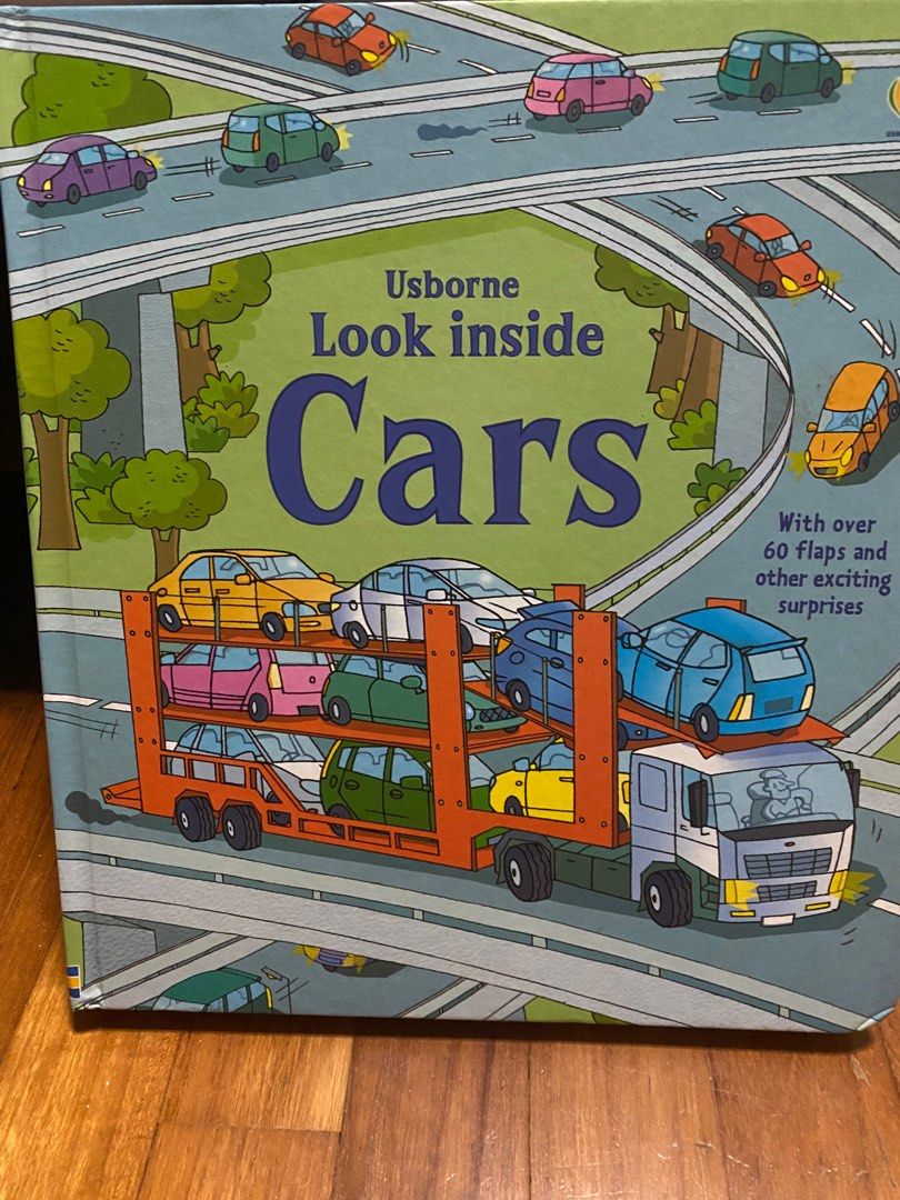 Usborne - look inside cars, Hobbies & Toys, Books & Magazines, Children ...