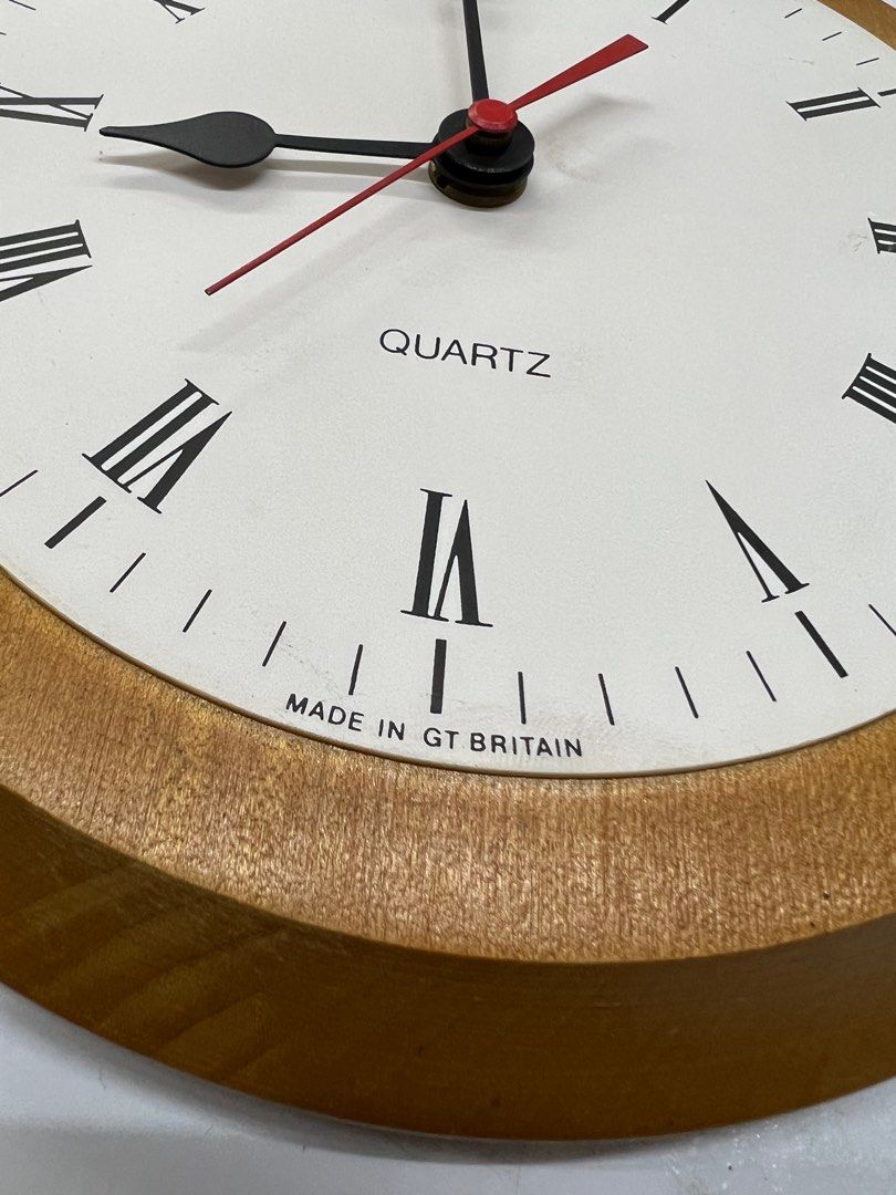 Vintage British Wall Clock, Hobbies & Toys, Collectibles & Memorabilia ...