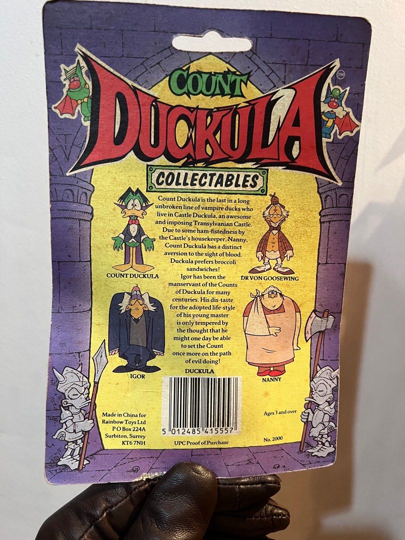 Vintage Count Duckula figure, Hobbies & Toys, Memorabilia ...