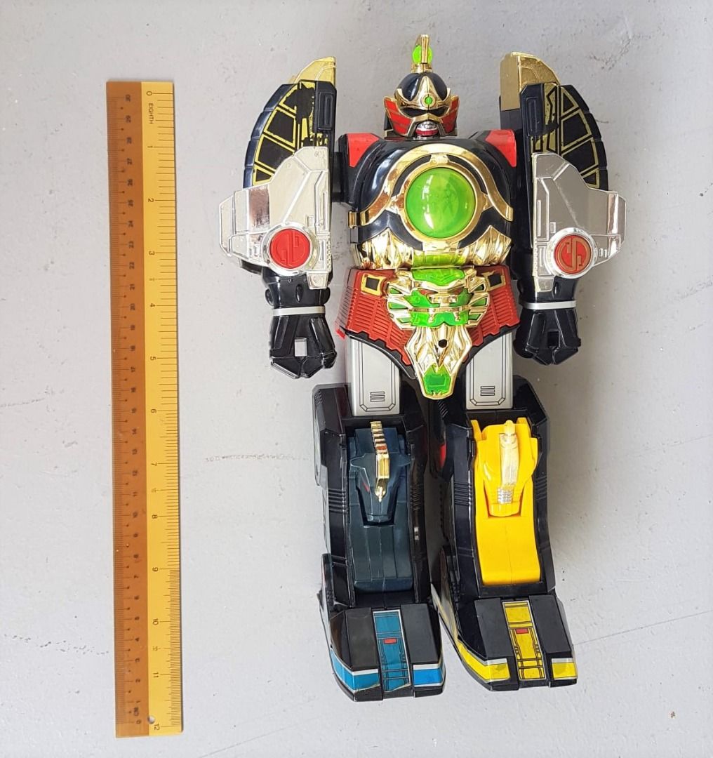 Vintage Mega Tigerzord With electronic light and sound, 11 inches tall ...