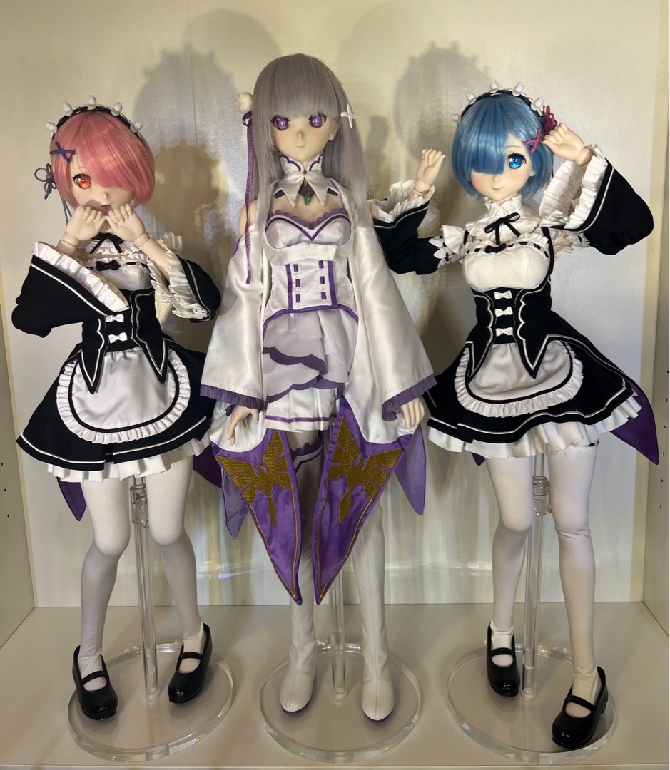 Volks Inc Dollfie Dream 13 Dd Rezero Ramrememilia 興趣及遊戲 玩具 And 遊戲類 Carousell