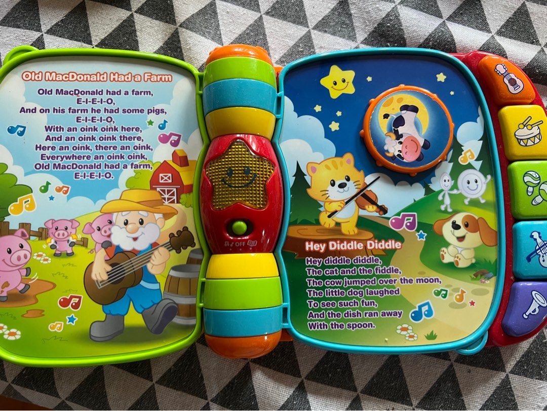 Vtech Musical Rhymes Book on Carousell