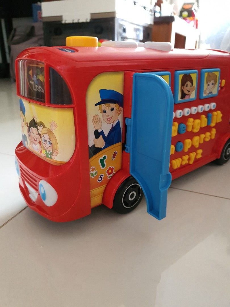 Free Delivery - Vtech playtime bus - alphabet, Babies & Kids, Infant ...