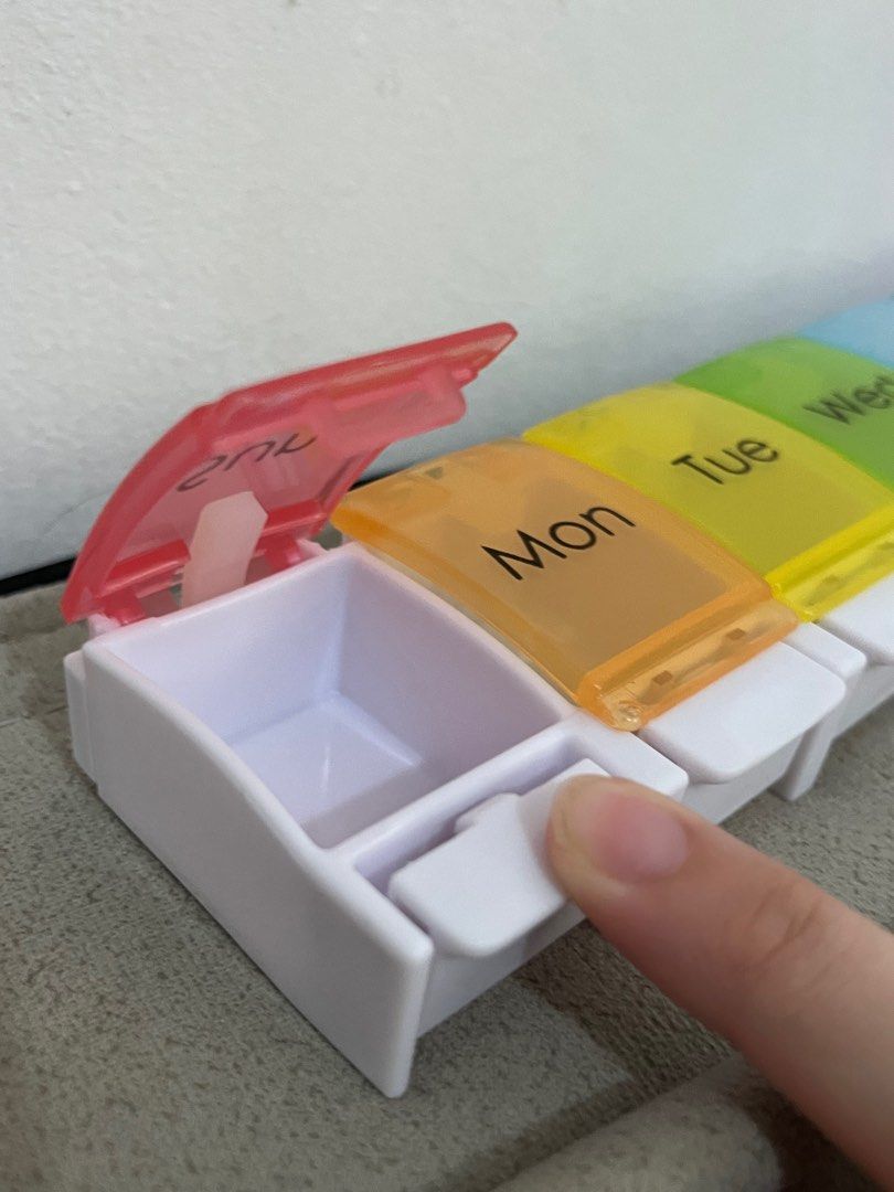 Weekly Pill Organiser Medicine Box Pil Case Storage Box, Health ...