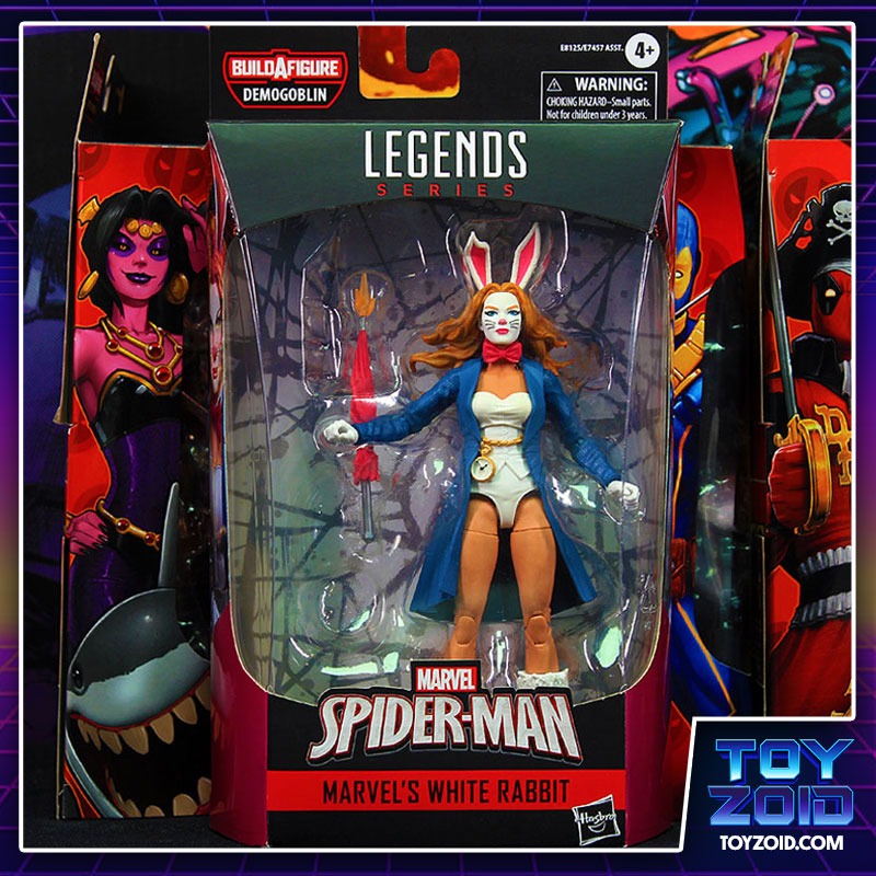 White Rabbit Marvel Legends Spider-Man NO BAF Demogoblin Wave, Hobbies ...