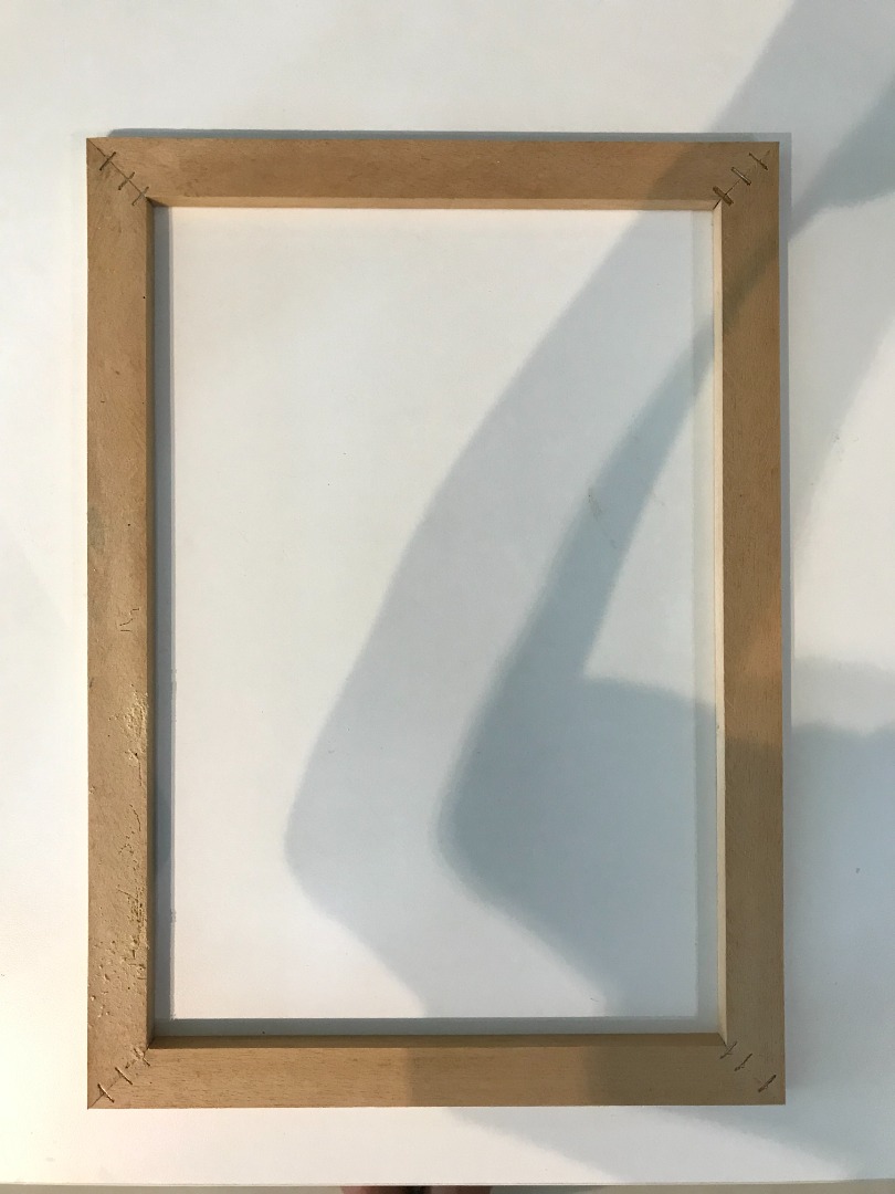 Wooden Frame for Drawing & Display + FREE Linen Canvas for Painting ...
