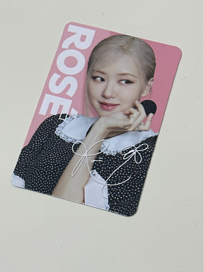wts rose blackpink bp official pc photocard oreo #04 , Hobbies & Toys ...