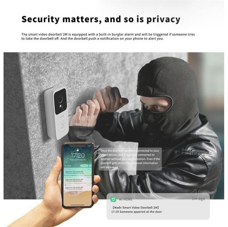 Xiaomi Door Bell | Remote Viewing | Camera Doorbell, Furniture & Home ...