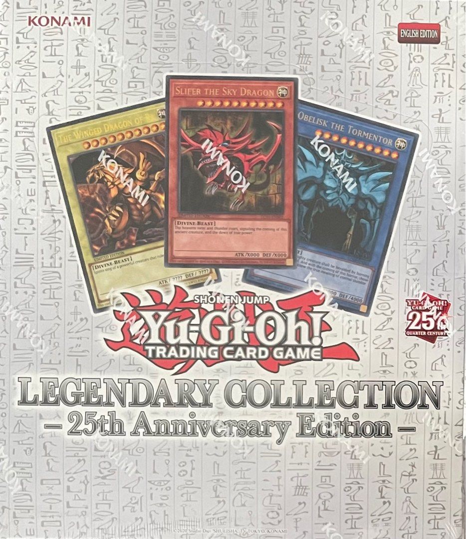 Yu-Gi-Oh Yugioh Legendary Collection - 25th Anniversary Edition - Display Case, Hobbies & Toys ...