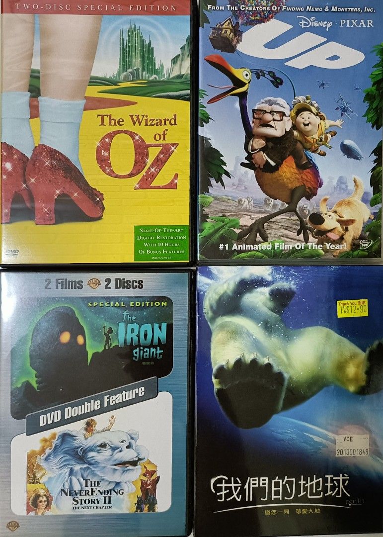 4 movie DVDs, Hobbies & Toys, Music & Media, CDs & DVDs on Carousell