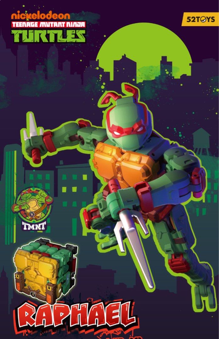52toys Beastbox/ Megabox TMNT Raphael MB-18, Hobbies & Toys, Toys ...