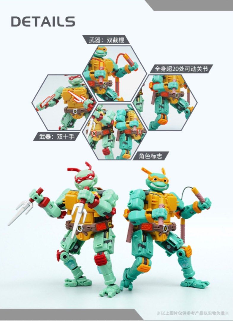 52toys Beastbox/ Megabox TMNT Raphael MB-18, Hobbies & Toys, Toys ...