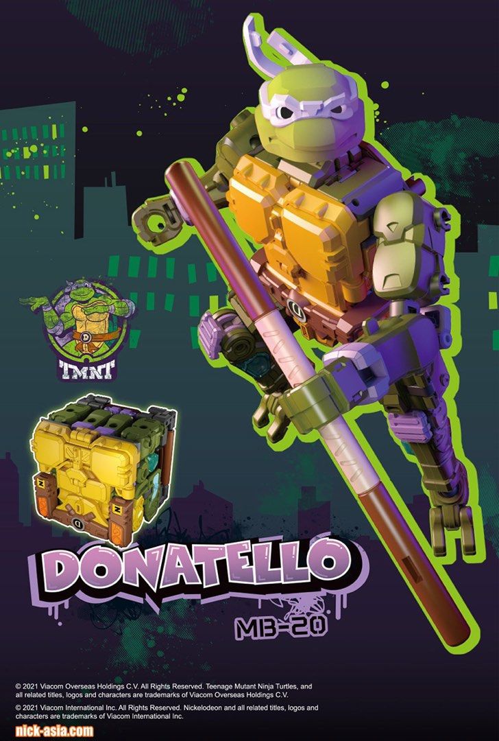 52toys Beastbox/Megabox TMNT Donatello MB-20, Hobbies & Toys, Toys ...
